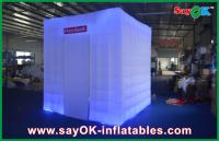 China Inflatable Photo Booth 2.5x2.5m with LED Lights for Outdoor Clubs and Events for sale