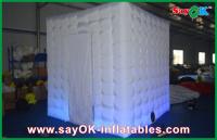 China Inflatable Photo Booth 2.4x2.4x2.5m Waterproof LED Wedding Event Advertising Display for sale