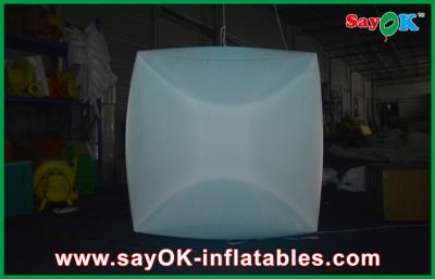 China Square Hanging Inflatable LED Light Stylish Customized For Club for sale