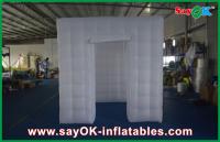 China Inflatable Photo Booth 2.4x2.4x2.5m White 210D Oxford Cloth Wedding Party Event Enclosure for sale