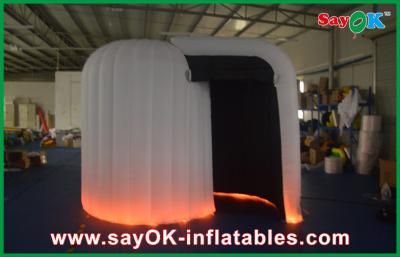 China Inflatable Photo Booth Snail Folding 3x2x2.3m LED Waterproof for Rental Business for sale