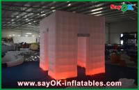 China White Portable Inflatable Photo Booth 2.4x2.4x2.5m Durable Party Tent with CE Blower for sale