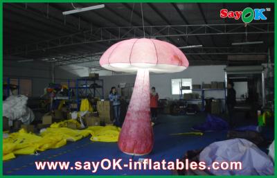 China Indoor Inflatable Lighting Decoration 2M Mushroom Stage for Advertising with LED for sale