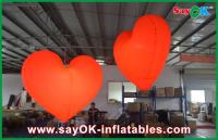 China 1.5M Stage Lighting Red Inflatable Heart For Commerical Advertisement for sale