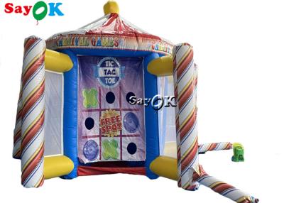 China 5-in-1 Inflatable Lawn Carnival Game Set PVC Tarpalin 5 Games Interactive Sports Booth for sale