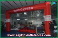 China Commercial Inflatable Finish Arch 6x4m Red Halloween Archway Advertising Inflatable with Blower for sale