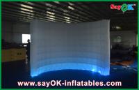 China Mini Inflatable LED Photo Booth Tent 2.5x2.5x2.5m for Wedding Decoration with 17 Color RGB Light for sale