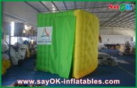 China Foldable Inflatable Photo Booth Shell 210D Oxford Cloth with 16 Color LED Strip Custom Size for sale