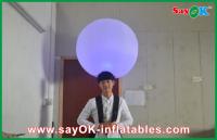 China 0.8m Outdoor Inflatable Backpack Advertising Balloon Oxford Cloth with LED Lights for sale