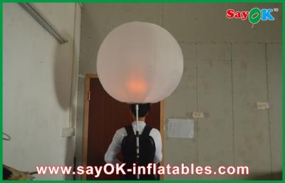 China Customized LED Inflatable Backpack Balloon Tripod Ball for Advertisement 1.5m for sale
