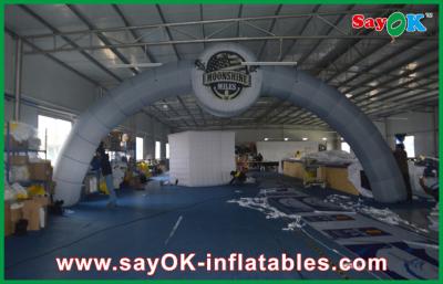 China Custom Inflatable Arch Rental 6x3m Oxford Cloth Entrance Advertising Arch for Events for sale