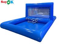 China Giant Inflatable Water Volleyball Court 10x5x2.1m Interactive Pool Game for Adults for sale