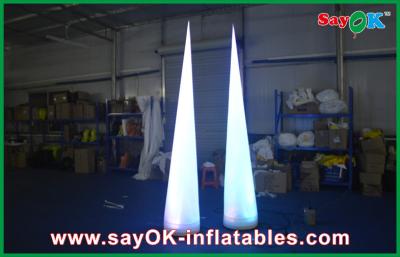 China 2m Inflatable Light Decoration Ice Cream Cone With Led Light for sale