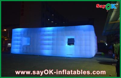 China Custom Inflatable LED Tent 14x14x5m Luxury Photo Booth for Outdoor Advertising Events for sale