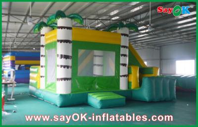 China Commercial Inflatable Bounce House with Slide Water Combo - 0.55mm PVC Material, Custom Sizes Available for sale