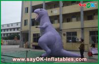 China Custom Inflatable Dinosaur Cartoon Character 2m Height 210D Oxford Cloth for Advertisement for sale