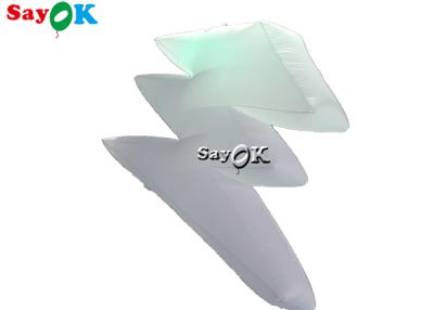 China Nylon Cloth Hanging Inflatable Lightning Decoration Wind Resistant for sale