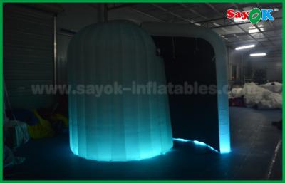 China Custom Inflatable Photo Booth 2.4x2.4x2.5m with Two Doors for Events and Parties for sale