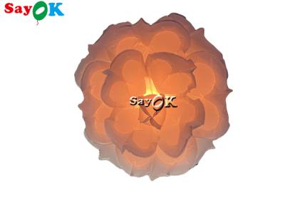 China Inflatable Hanging Rose Flower with LED Light 1m 3ft for Stage Wedding Decoration for sale