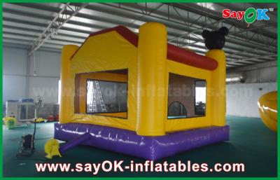 China Customizable 4x4m Inflatable Bouncy Castle PVC Tarpaulin Commercial Grade Jumping Castle for sale