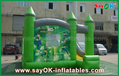 China Commercial Inflatable Bounce House Mini Indoor Outdoor Bouncer 0.55mm PVC Oxford Cloth for sale