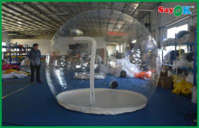 China Clear Inflatable Tent Transparent Camping Air Bubble Tent 1.5x2x2.5m with CE Blower for sale