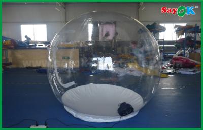 China Inflatable Transparent Tent 4m x 4m High Wind Resistance PVC Camping Tent with CE Blower for sale