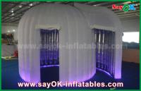 China Inflatable Photo Booth with RGB LED Lighting 2.5x2.5x2.5m for Wedding Events for sale