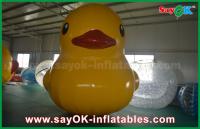 China Adorable Pvc Material 5m Custom Inflatable Products Model Inflatable Yellow Duck for sale