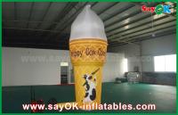 China 3m Height Full Print Customized Inflatable Ice Cream For Advertising for sale