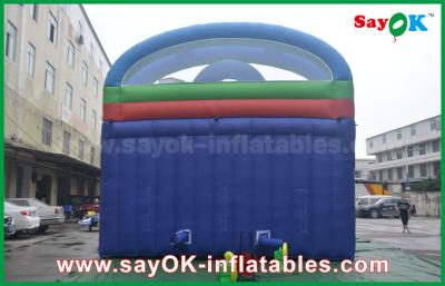 China Custom Inflatable Bouncer Castle with Water Slide for Kids PVC Tarpaulin Jumping Play Center for sale