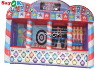 China Commercial Inflatable Carnival Party Tent 6.6x2.8x3.65m PVC Air Tent for Kids Game Booth for sale