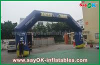 China Custom 0.45mm PVC Inflatable Archway Advertising Gate - 6x3m Size with CE/UL Certified Blower for sale