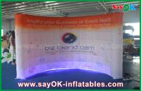 China Inflatable Photo Booth 3x1.5x2.3m LED Wall Event Display with Custom Printing for sale