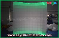 China Custom Inflatable Photo Booth with LED Lights 2.5x2.5x2.5m Oxford Cloth for Wedding Party Rental for sale