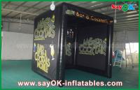 China Custom Full Print Inflatable Shower Tent 5-10 Min Setup PVC Tarpaulin Waterproof Fireproof for sale