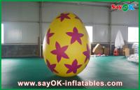 China Custom PVC Inflatable Painted Egg Holiday Decoration 1m-4m Size Range with CE/UL Certified Blower for sale
