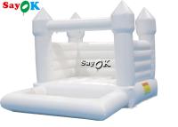 China PVC Tarpaulin Inflatable Bounce House for Wedding Party 3.2x2.5x2.4m for sale