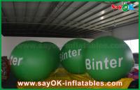 China 2.5m Green Giant Inflatable LED Helium Balloon for Advertising Custom PVC for sale