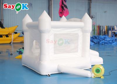 China 0.55mm PVC Inflatable Wedding Bounce House with Ball Pool for Festive Events for sale