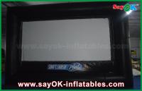 China Inflatable Projector Movie Screen 4m x 3m Outdoor Oxford Cloth with Blower for sale