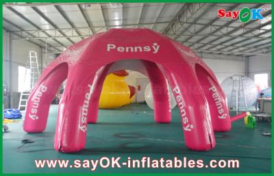 China PVC Inflatable Spide Tent 6x6m Outdoor Giant Air Camping Tent for Advertising with Full Print for sale