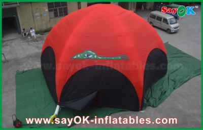 China Inflatable Spider Tent DIA 10m Outdoor Custom Print with Four Side Walls CE Certified for sale