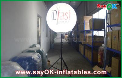 China 1.5m Outdoor Inflatable Standing Light Balloon with Custom Print for Advertising for sale