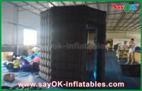 China Inflatable Octagon Photo Booth 2.4x2.4x2.5m with LED Light White Inside Oxford Cloth for sale