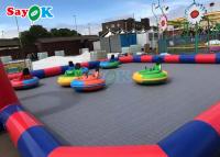 China 4x4m Giant Inflatable Bumper Track Outdoor Sports Game PVC Tarpaulin for Amusement Park for sale