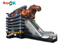 China Commercial Inflatable Dinosaur Bounce Slide for Kids 13ft Height Custom Size for sale