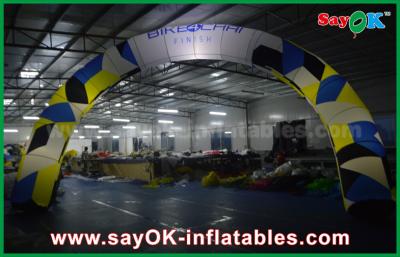 China Custom Inflatable Archway Oxford Cloth Finish Line Arch 3m with LED Light for Events for sale