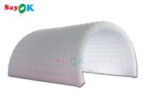 China Fire Proof Air Tight Event Inflatable Tunnel Tent With LED for sale