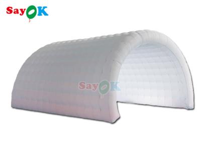 China Fire Proof Air Tight Event Inflatable Tunnel Tent With LED for sale